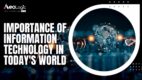 Importance of Information Technology in the Modern World