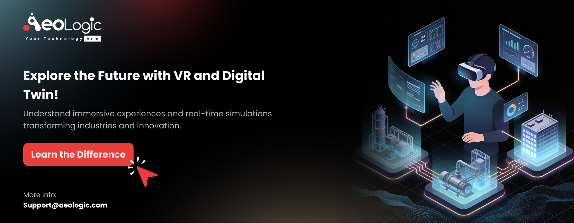 The Difference Between Virtual Reality and Digital Twin - Aeologic Blog